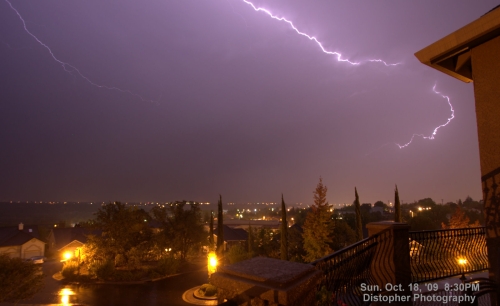 Lightning in Redding Sunday Night – anewscafe.com