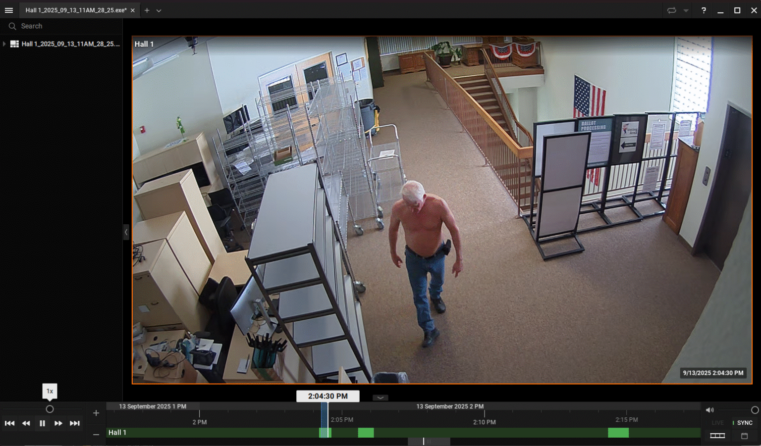 Viral surveillance video of shirtless ROV and wife moving Elections ...